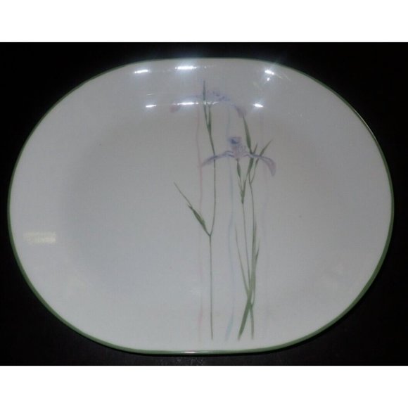 Corelle | Dining | Vintage Corelle Corning Shadow Iris Oval Serving ...